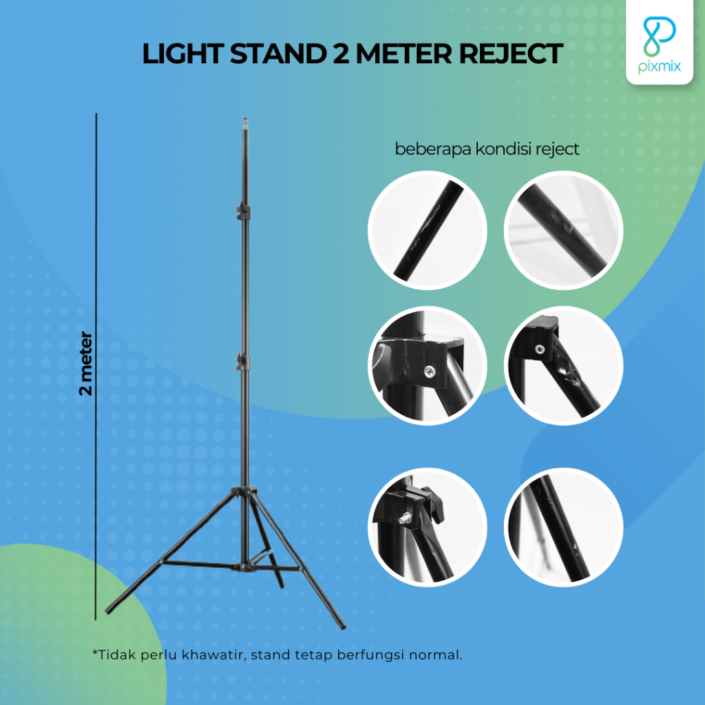 Jual Light Stand 2 meter | Reject Sale | Shopee Indonesia