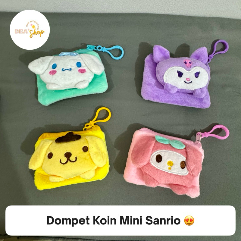 Jual Dompet Koin / Gantungan Tas / Tempat Headset - Sanrio - Kuromi ...