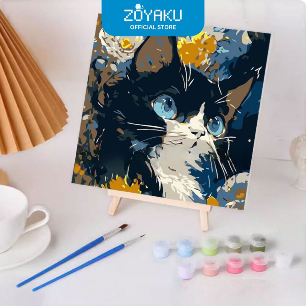 Jual Paket Melukis Paint By Numbers Kit Anak Kanvas Gambar Colouring ...