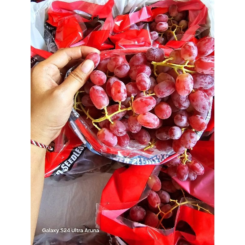 Jual Anggur crimson muanis tanpa biji | Shopee Indonesia