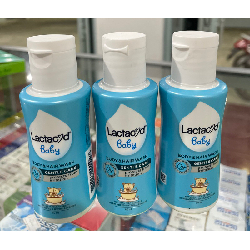 Jual LACTACYD BABY LIQUID GENTLE CARE 60 ml | Shopee Indonesia