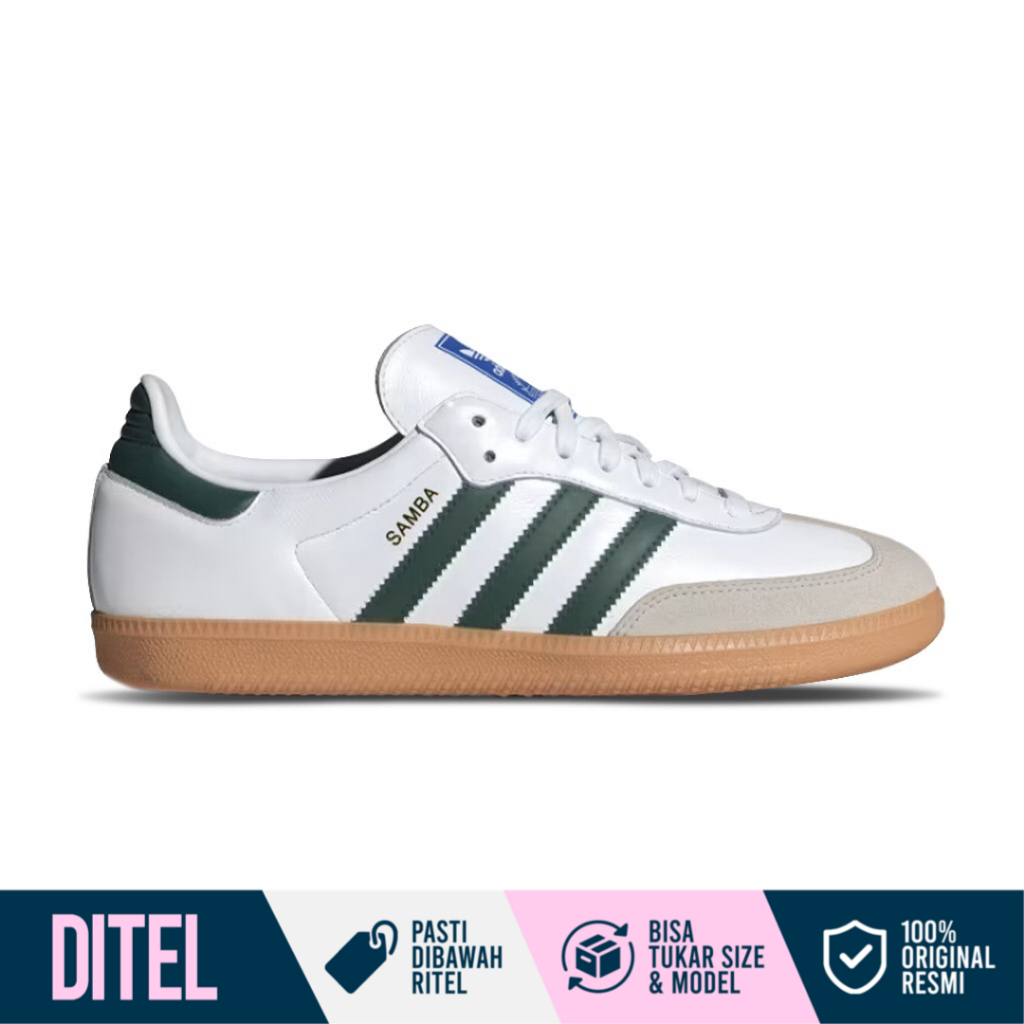 Jual Adidas Samba OG Collegiate Green Gum IE3437 | Shopee Indonesia