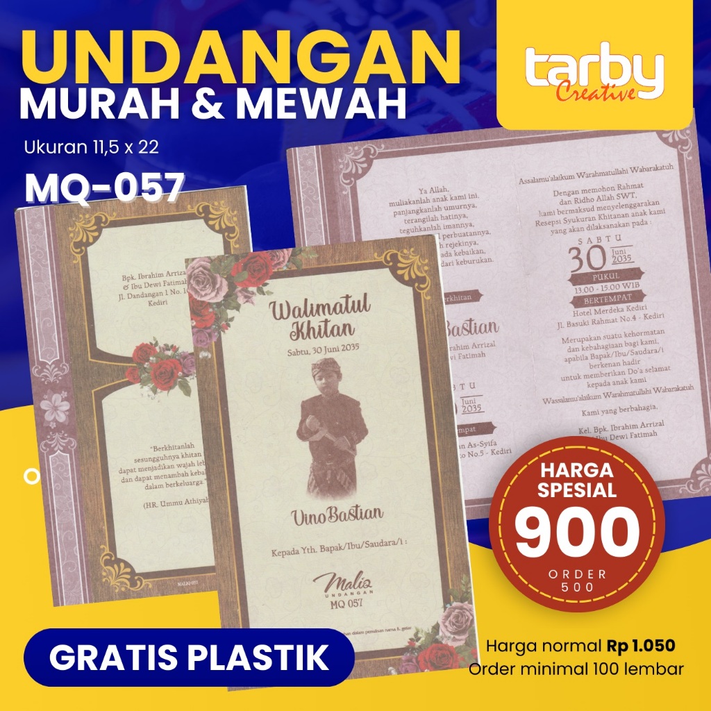Jual Kartu Undangan Pernikahan Sunat Rasul Khitan Aqiqah Akikah Murah ... Jual Kartu Undangan Pernikahan Sunat Rasul Khitan Aqiqah Akikah Murah ...