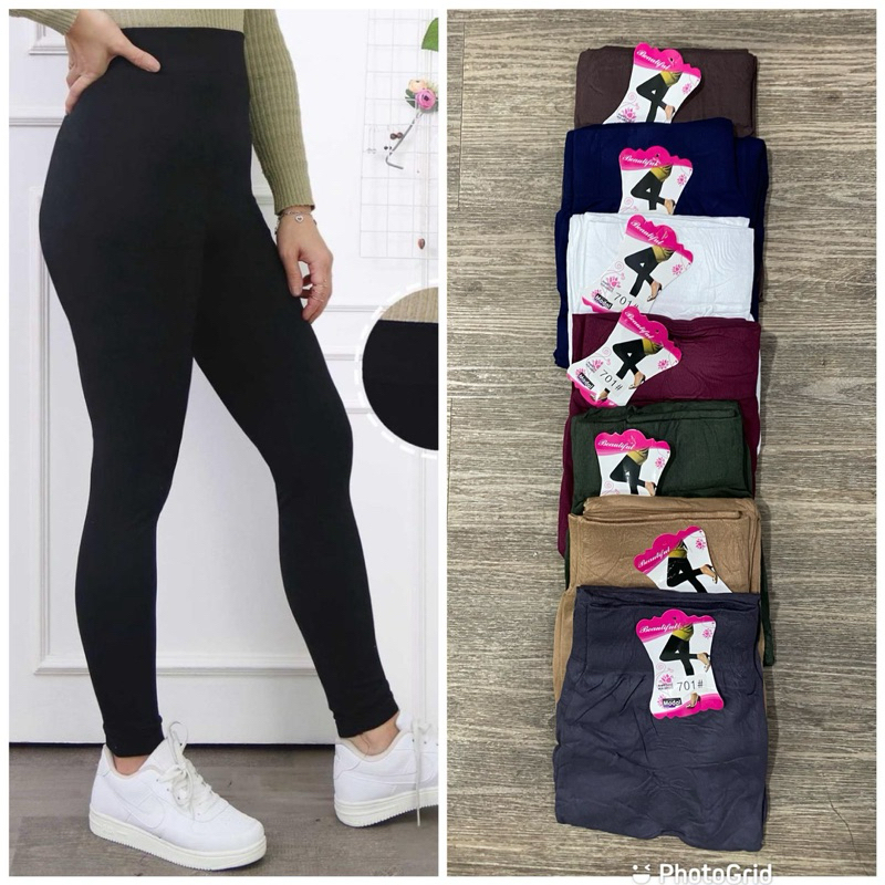 Jual LEGGING WANITA LEGGING POLOS HITAM PANJANG TEBAL PREMIUM HIGHWAIST ...