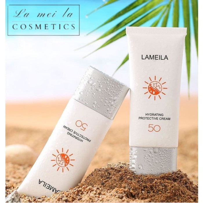 Jual [KM] Lameila Hydrating Protective Cream Sun Block UV Cream SPF 50 ...