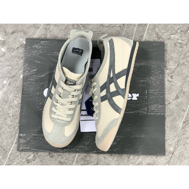 Jual Promo Sepatu 0nitsuka Tiger Mexico 66 Bludru Cream Grey | Shopee ...