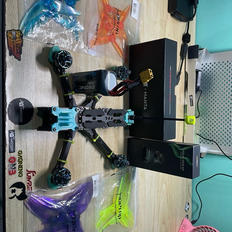 Jual Drone Rakitan Axisflying Manta5 DC Caddx Vista FC ESC Stack Mamba ...
