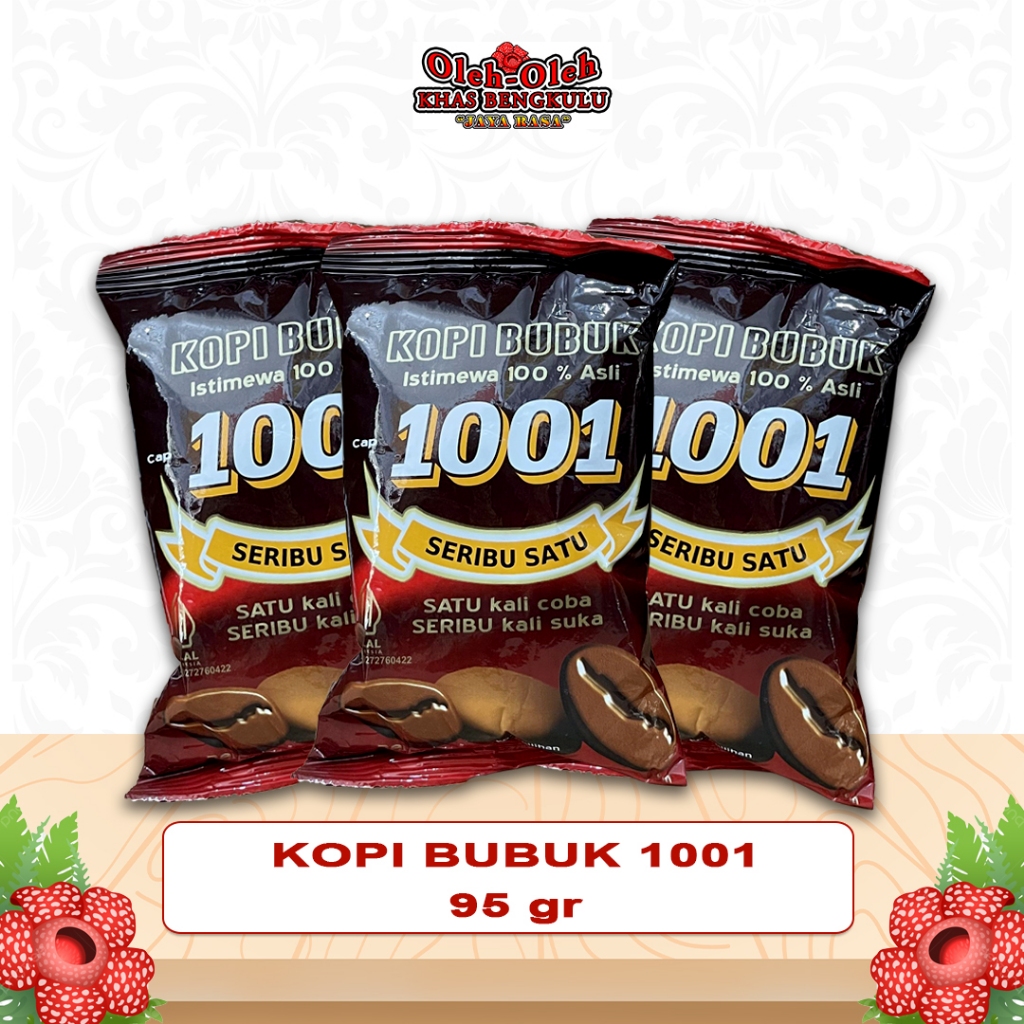 Jual Kopi 1001 95 gr / Kopi Asli Bengkulu / Kopi Oleh Oleh Bengkulu ...