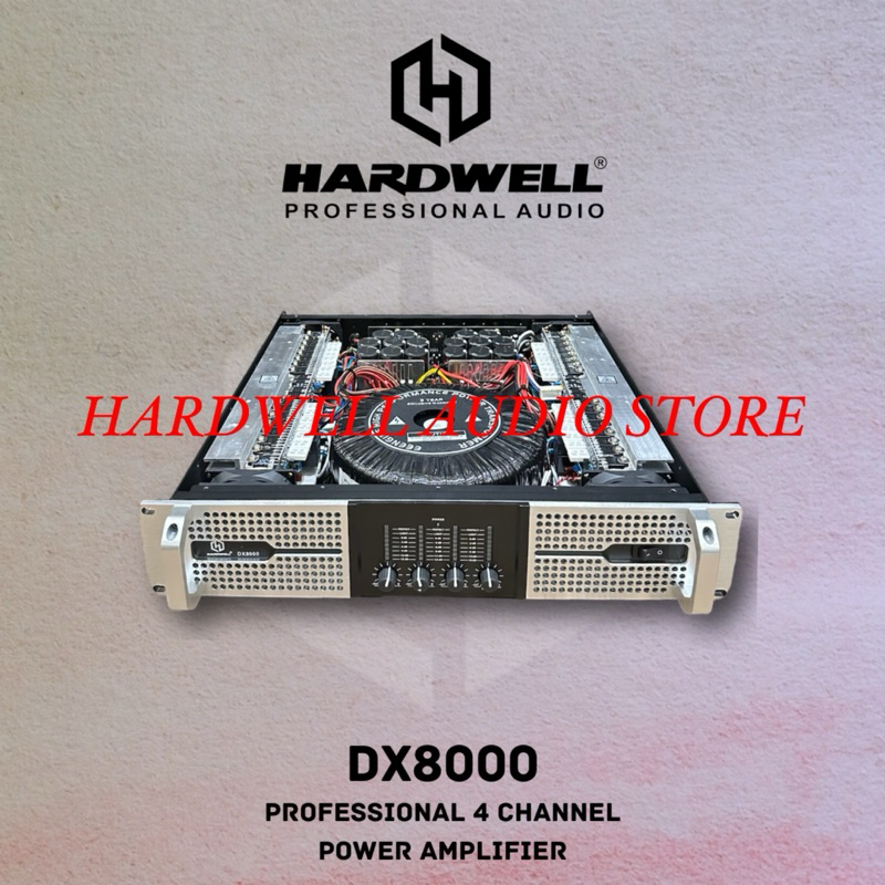 Jual Power Amplifier 4 Channel Hardwell DX 8000 / DX8000 Original ...