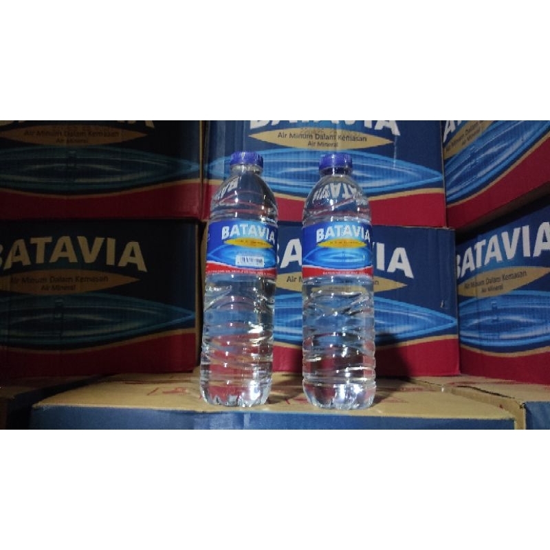 Jual Air Mineral Batavia Botol 600ml 1 dus isi 24 pcs | Shopee Indonesia