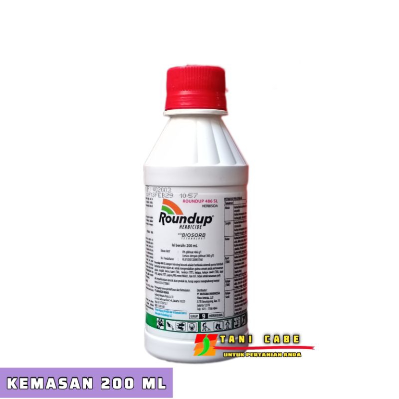 Jual HERBISIDA ROUNDUP KEMASAN 200 ML | Shopee Indonesia