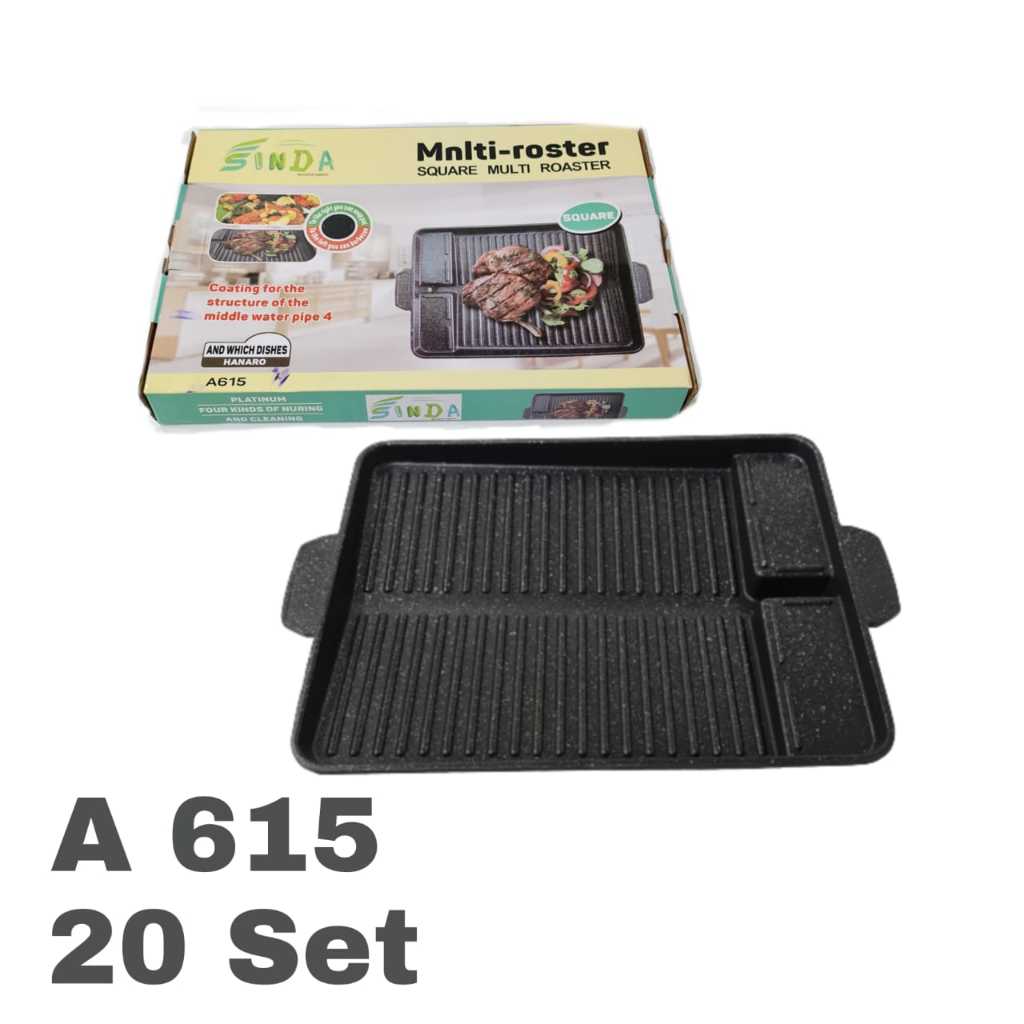 Jual SQUARE MULTI ROASTER SINDA / PANGGANGAN TELFON SINDA | Shopee ...