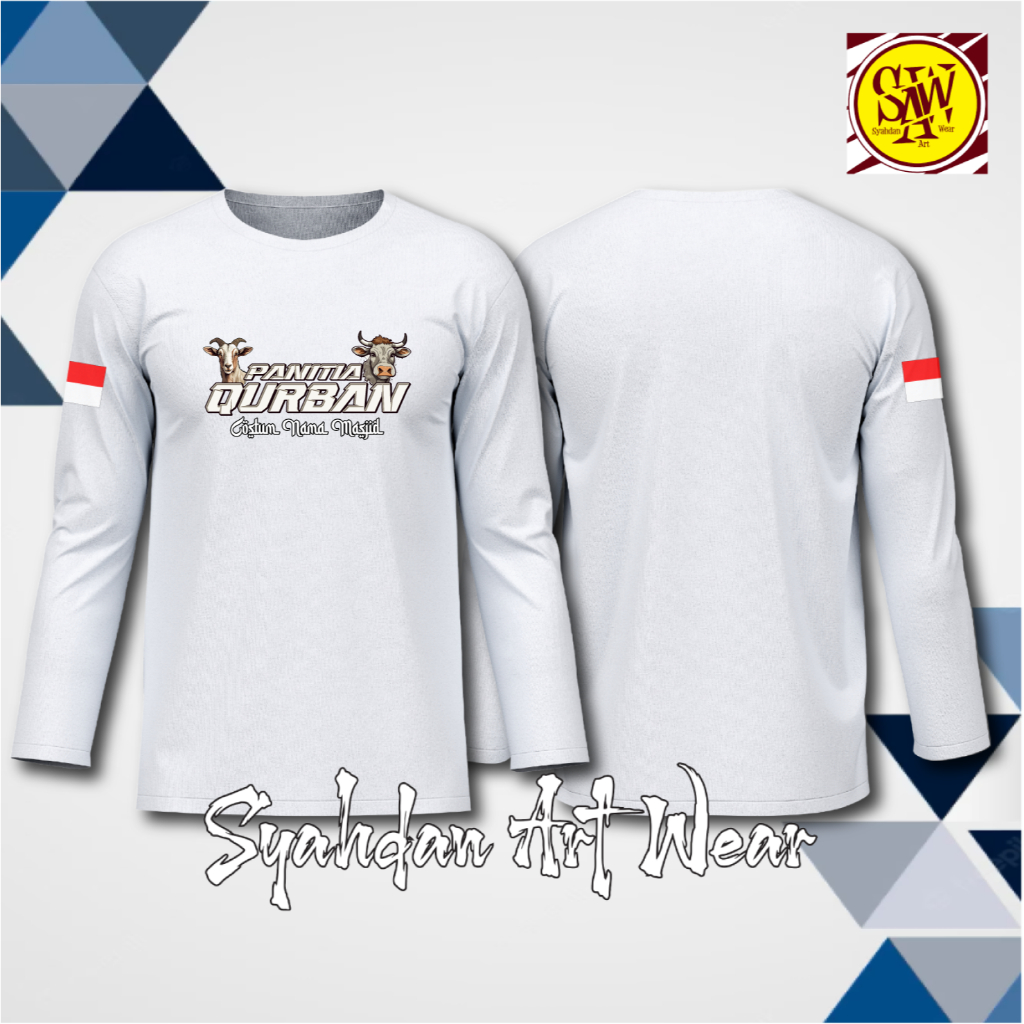 Jual Kaos Panitia Qurban 1445 H Costum nama Masjid Sapi Kambing Print ...