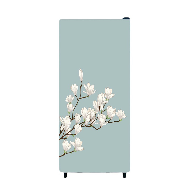Jual Sticker Kulkas 1 Pintu BUNGA ART Minimalist premium super bagus ...