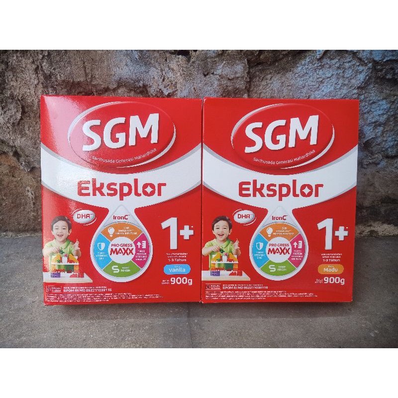 Jual SGM Eksplor 1+ 900 gr Madu/Vanila Exp 2027 | Shopee Indonesia