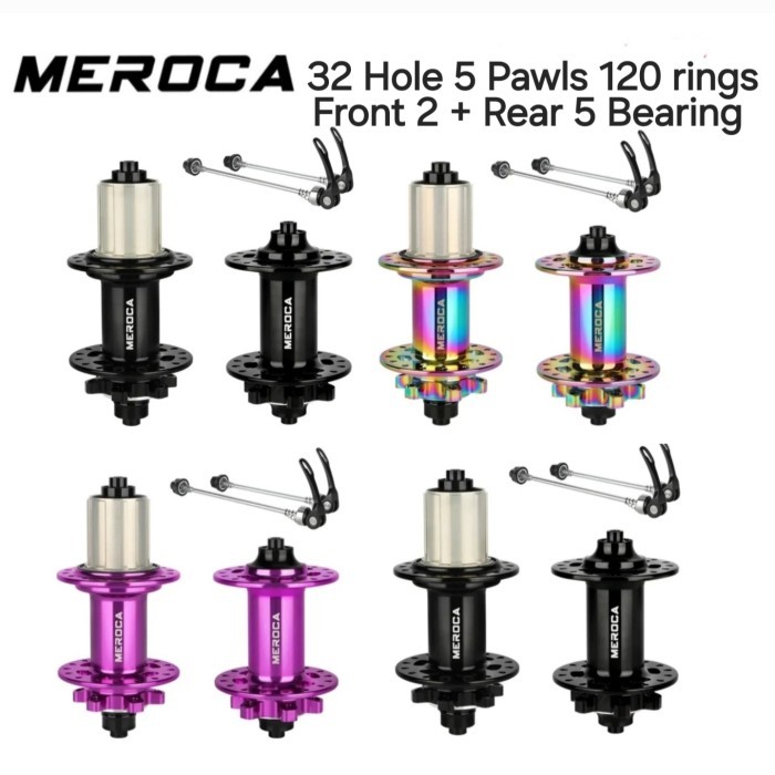 Jual Meroca KM 2.0 Hub Freehub QR Quick Release 32 Hole Hub Free Hub ...