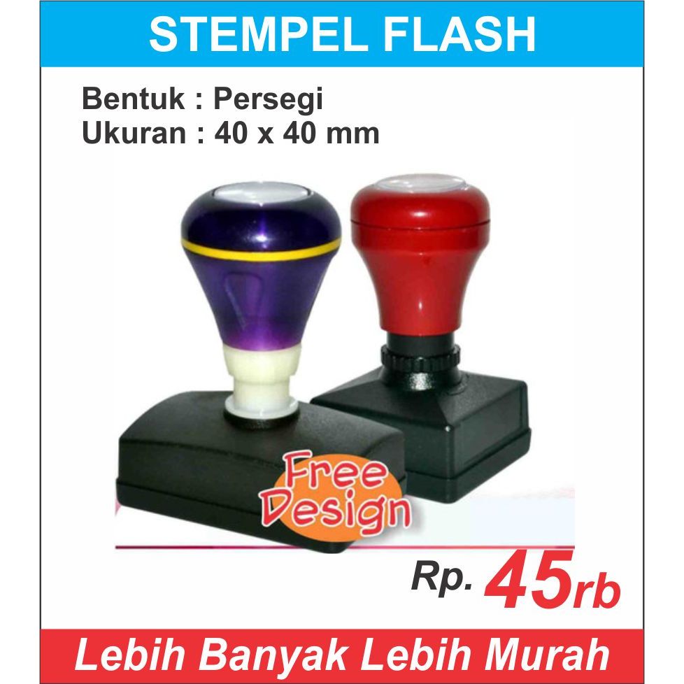 Jual STEMPEL OTOMATIS / STEMPEL FLASH | Shopee Indonesia