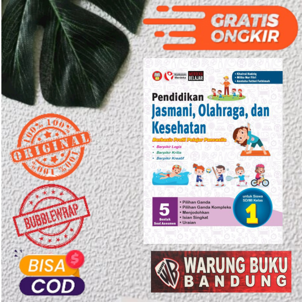 Jual BUKU PENDIDIKAN JASMANI, OLAHRAGA, DAN KESEHATAN BERBASIS PROFIL PELAJAR PANCASILA UNTUK ...