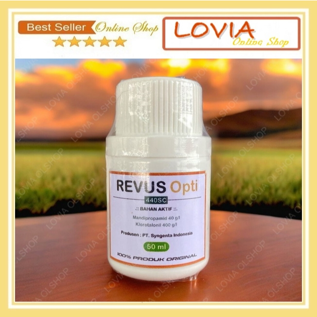 Jual Repack 50 ml Fungisida REVUS OPTI 440 SC Bahan Aktif Mandipropamid ...