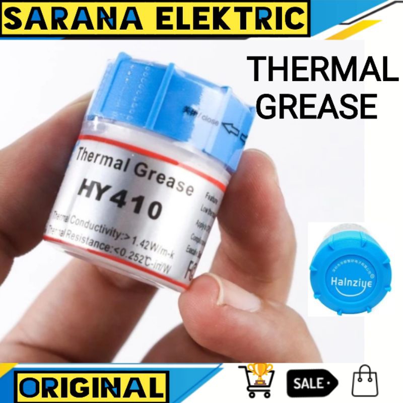 Jual HY410 THERMAL GREASE PENDINGIN CPU PASTE PASTA HEATSINK 1.42W ...