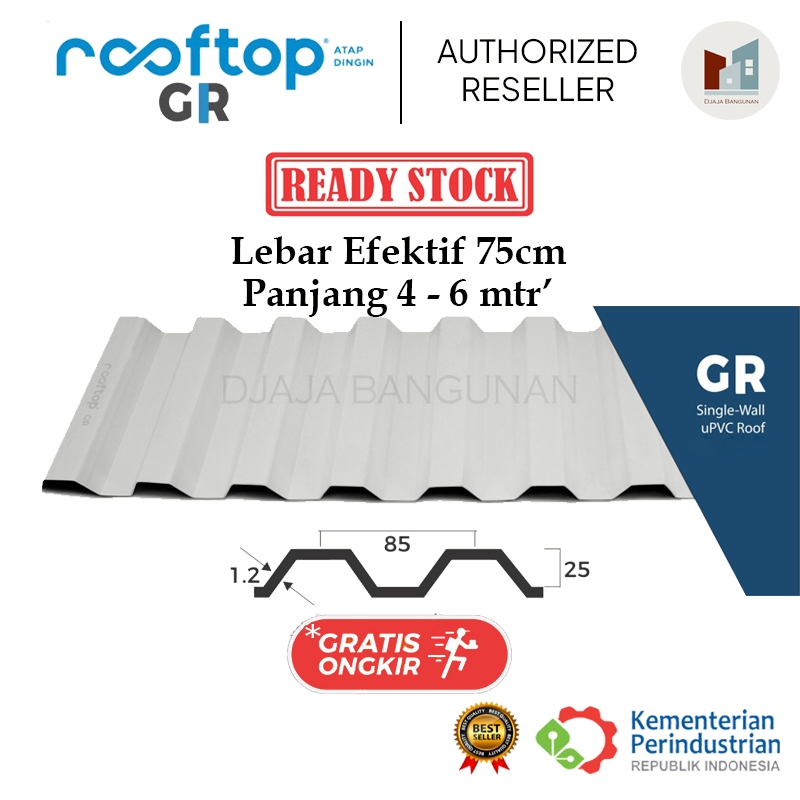 Jual Atap - Rooftop GR Series Harga termurah merk ROOFTOP (lebar ...