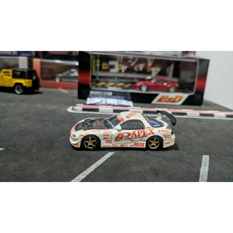 Jual Diecast Hotworrks racing Mazda RX7 RX 7 Apex D1 GP Loose | Shopee ...