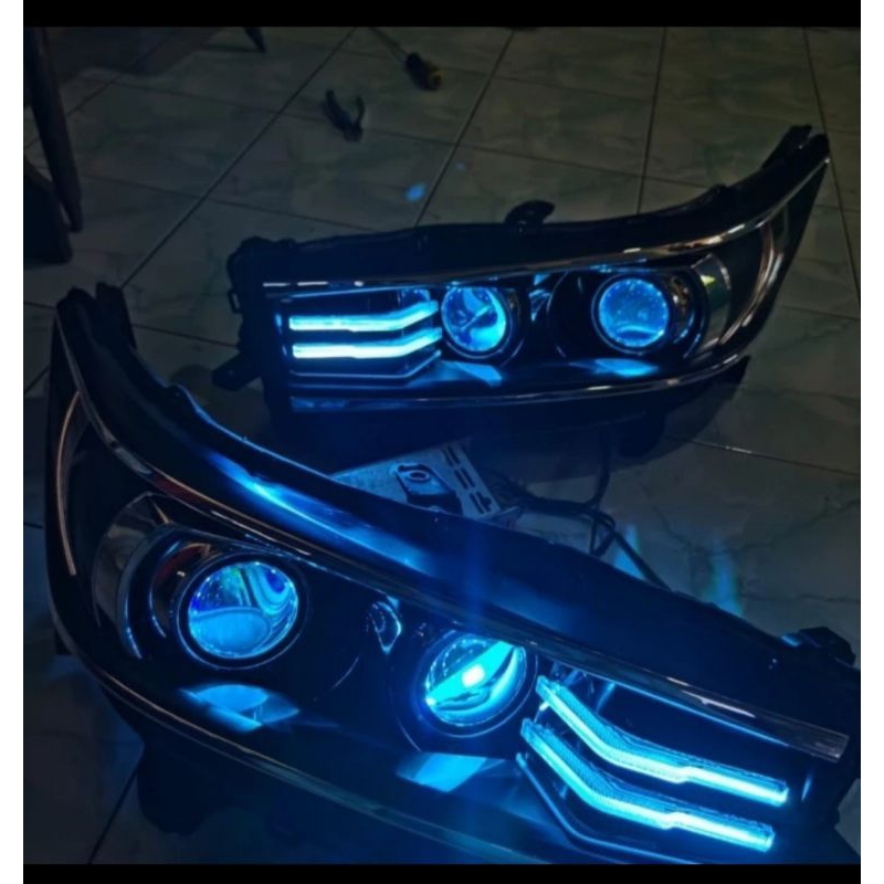 Jual Headlamp Innova Reborn Upgrade Doble Projie Biled dan 3D Slim ...