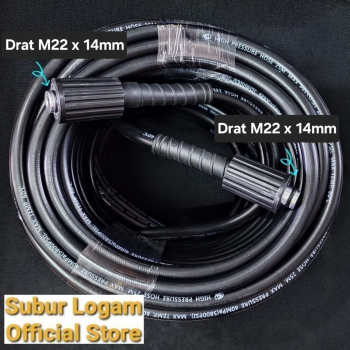 Jual Selang Jet Cleaner 25 Meter Alternatif untuk Karcher HD 7/11 - HD ...
