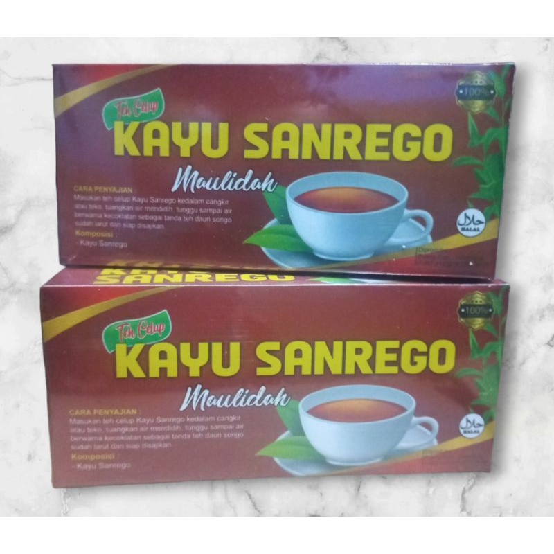 Jual TEH CELUP KAYU SANREGO ISI 20 SACHET TEH | Shopee Indonesia