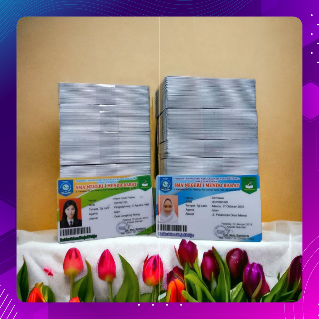 Jual Cetak IDCard/Kartu Siswa/Kartu Mahasiswa/Kartu Member/Kartu My ...