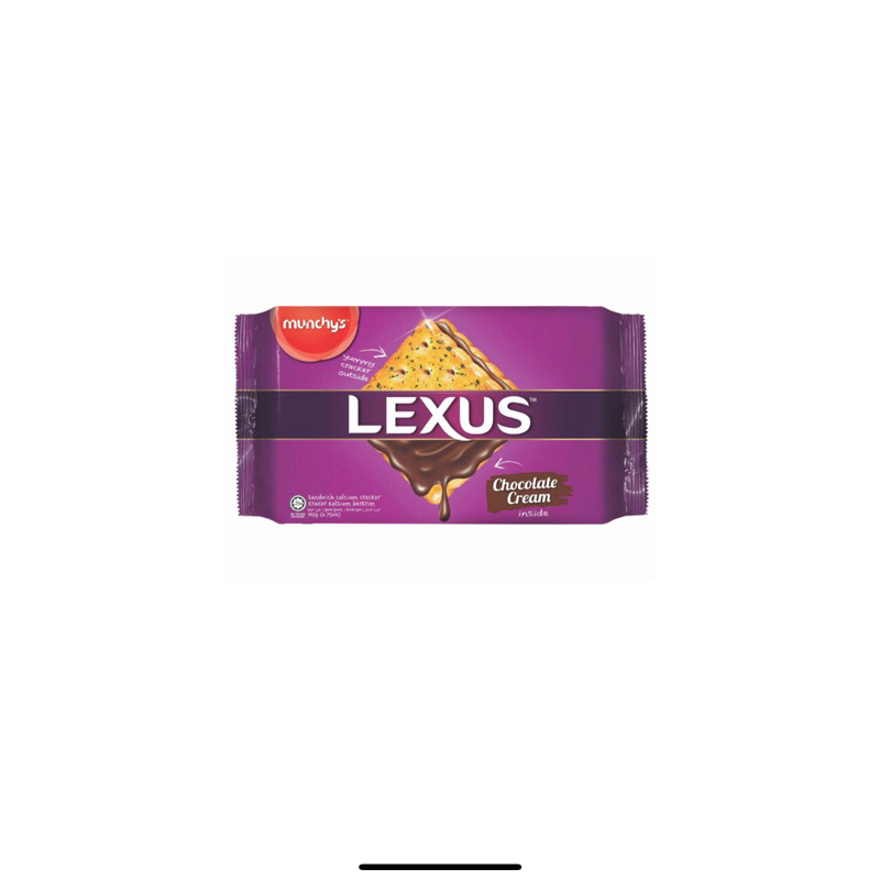 Jual munchy's Lexus Biskuit Sandwich Chocolate Cream 190 g | Shopee ...