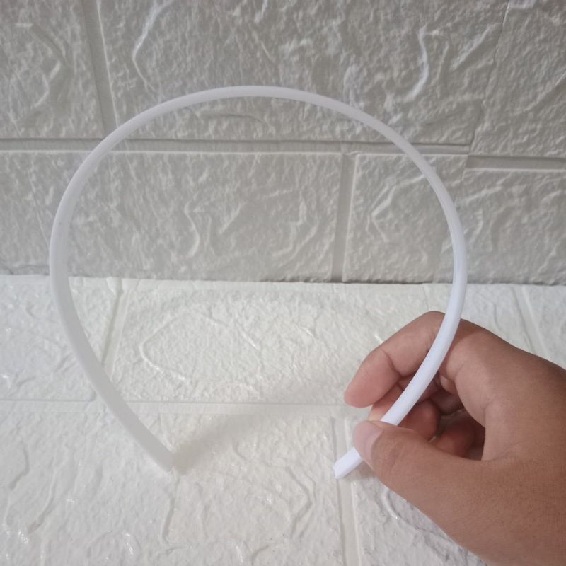 Jual BANDO POLOS WARNA PUTIH UKURAN 1CM | Shopee Indonesia