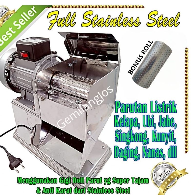 Jual Parutan Kelapa Listrik [Bonus Roll] Mesin Parut Serbaguna Alat ...
