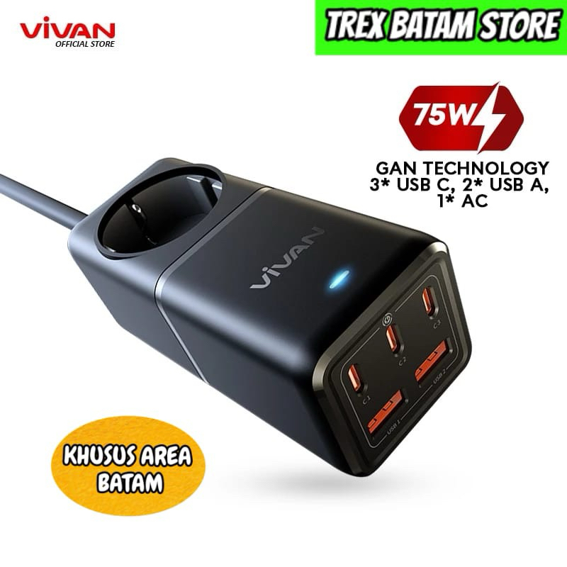 Jual VIVAN MULTI COUNTRY TRAVEL SOCKET LAPTOP HANDPHONE UNVERSAL GAN ...