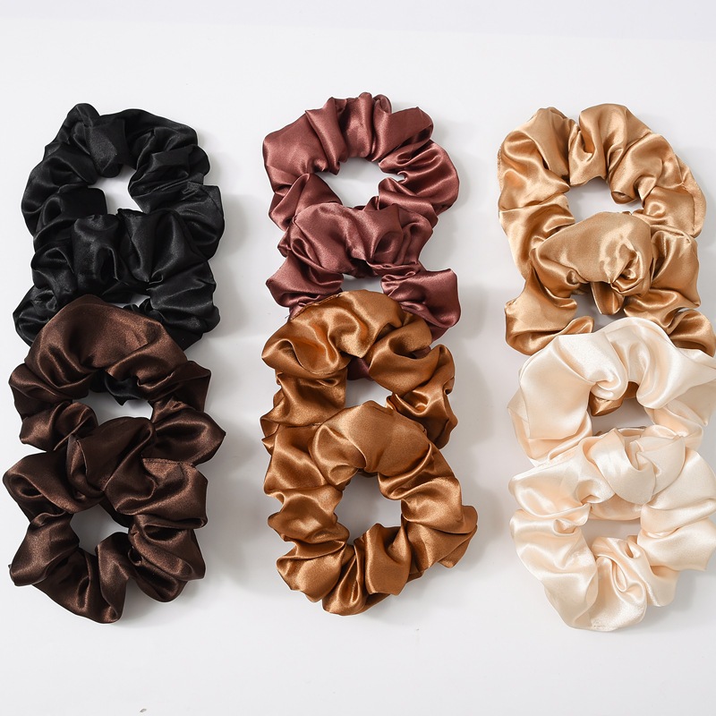 Jual Ikat Rambut Scrunchie Korean Fashion Wanita Elegan Premium Tebal ...
