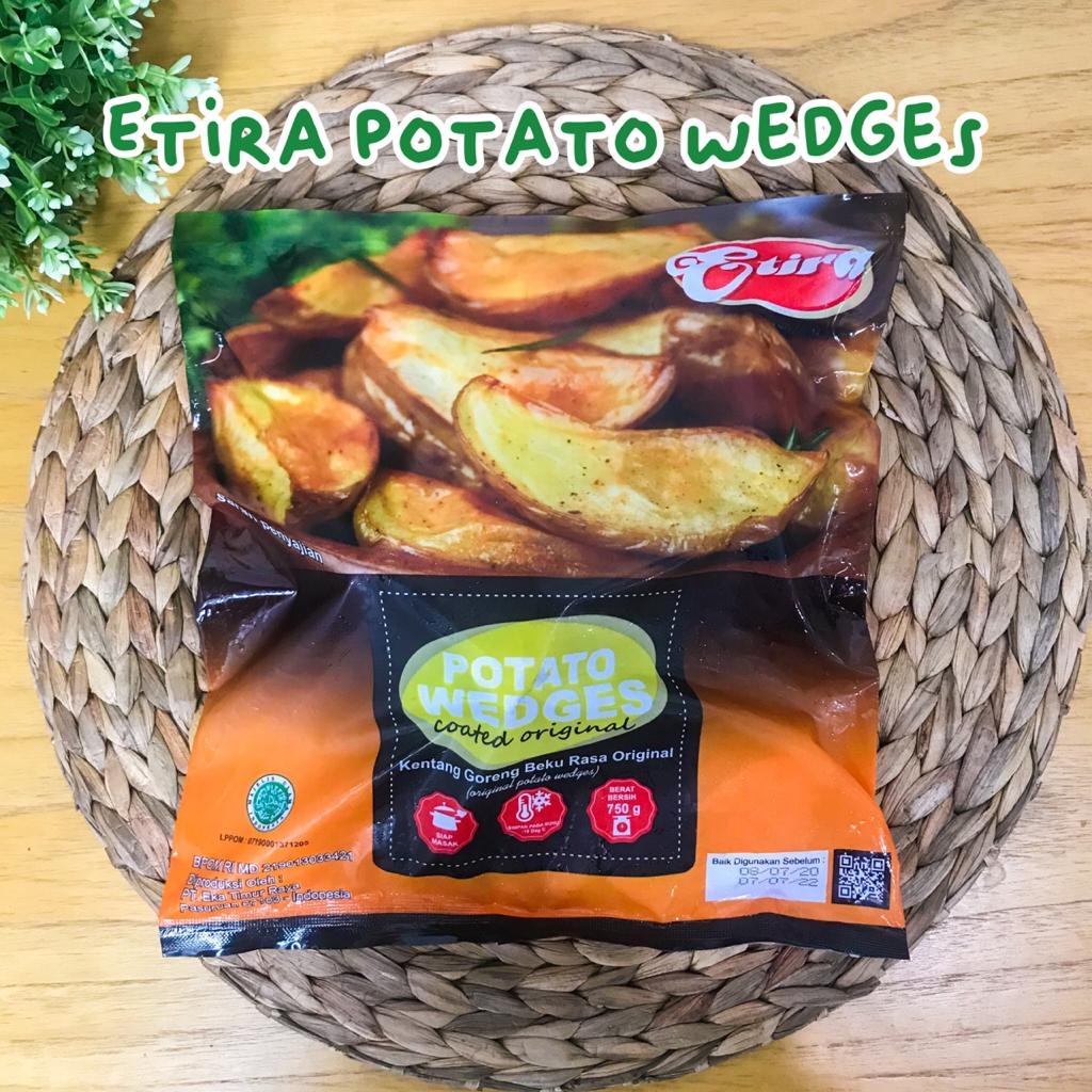 Jual Etira - Premium Potato Wedges - Kentang Goreng Beku - 750gr ...