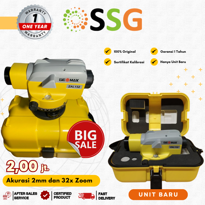 Jual Waterpass / Automatic Level /Auto Level GEOMAX ZAL132 Unit Baru ...