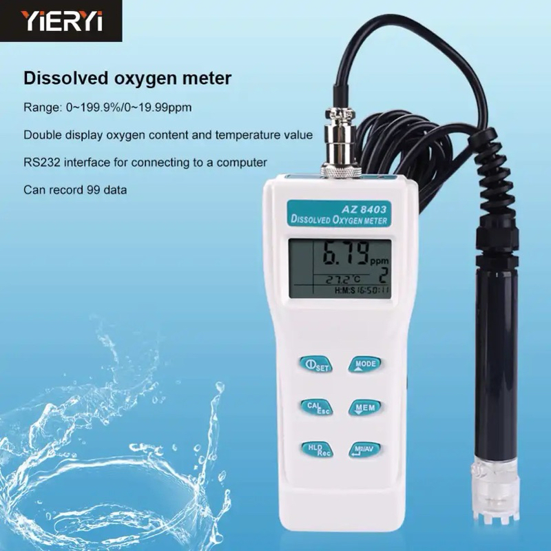 Jual Dissolved Oxygen Meter Az 8403 AZ Instrument DO Meter AZ-8403 ...