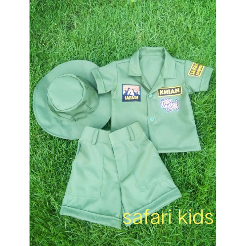 Jual BAJU ANAK ANAK SAFARI, SETELAN ZOO KEEPER, BAJU SAFARI. | Shopee ...