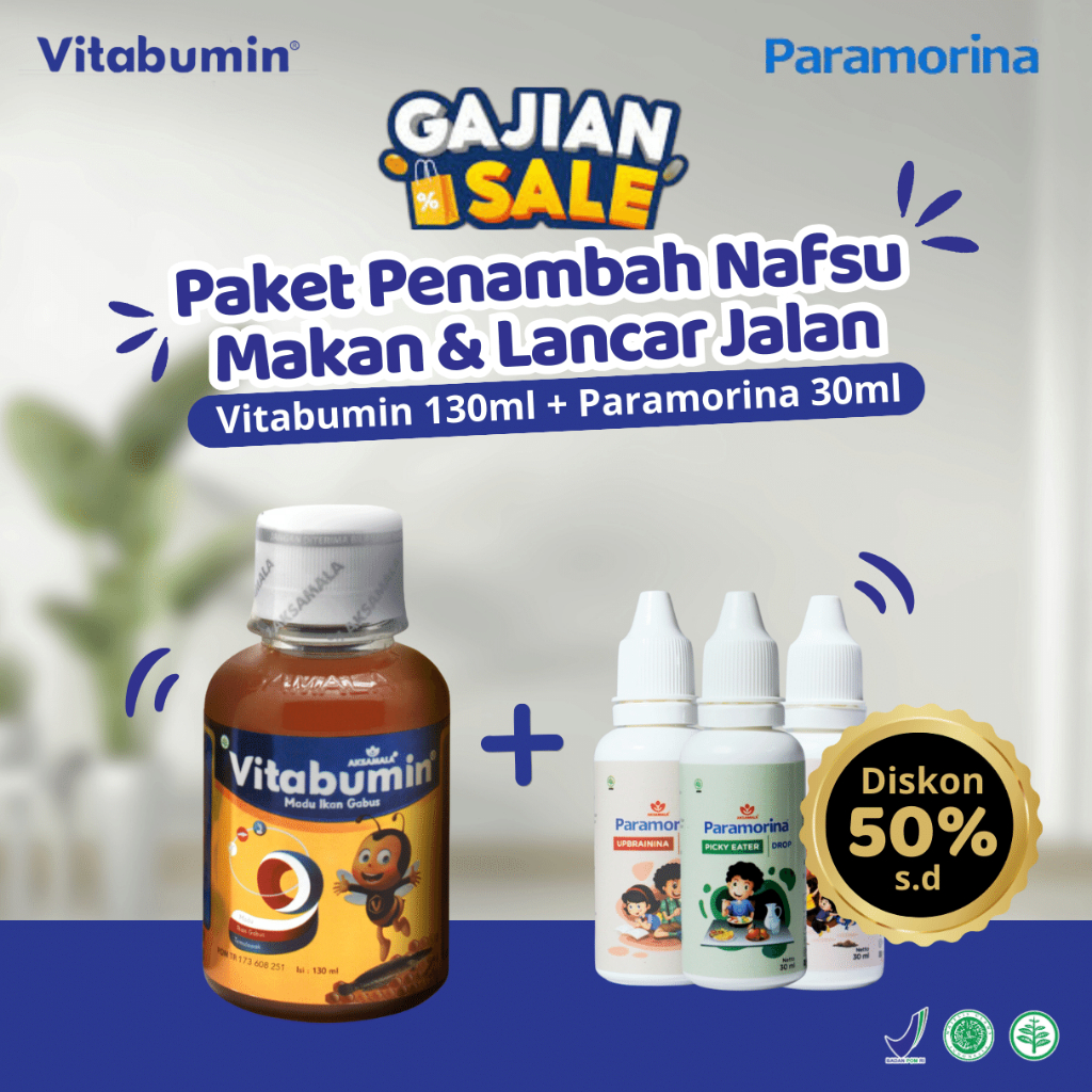 Jual Paramorina Madu tetes & VItabumin 130ml mulai dari usia 6 Bulan ...