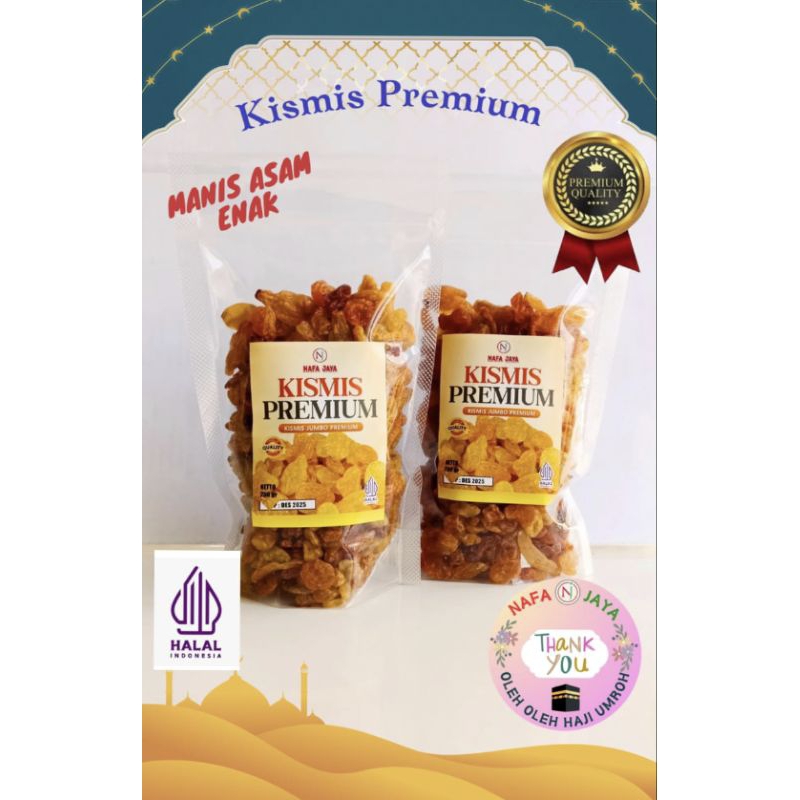 Jual Kismis Raisin 100% Original Oleh Oleh Haji dan Umrah Kemasan Pouch ...