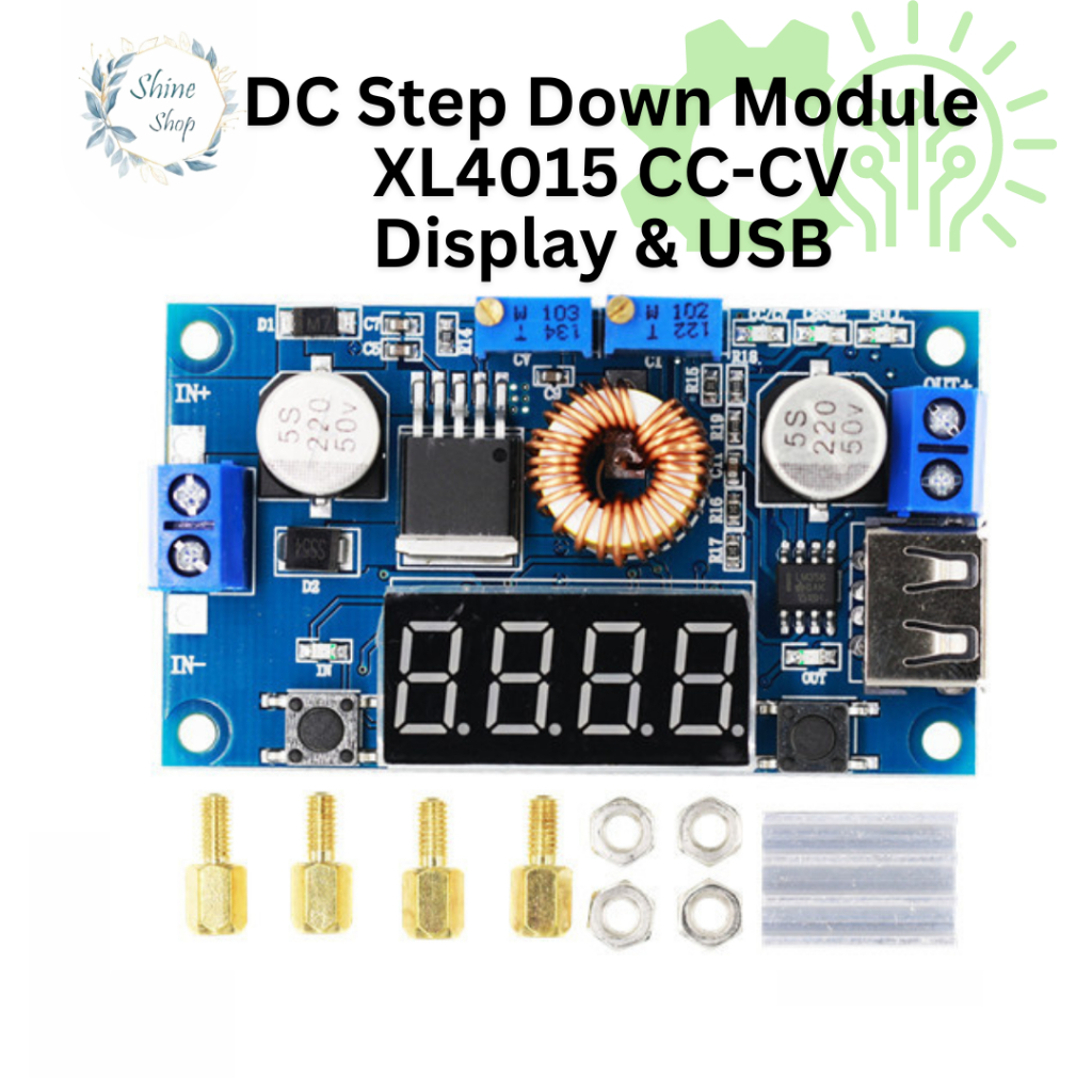 Jual XL4015 DC-DC Step Down Buck Converter CC CV Adjustable with LED ...