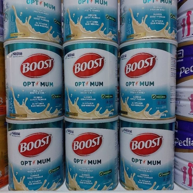Jual Nestle Boost Optimum Vanilla 800 Gram | Shopee Indonesia