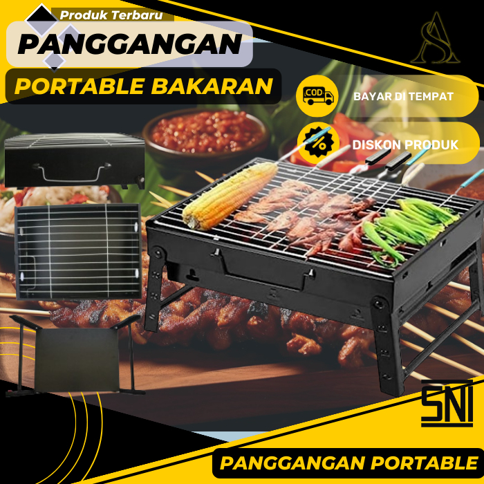 Jual ALAT PEMANGGANG SERBAGUNA PANGGANGAN PORTABLE BARBEQUE GRILL ...