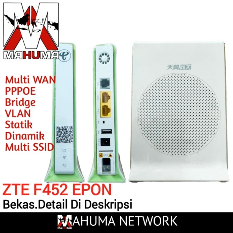 Jual ONT EPON ONU ZTE ZXHN F452 ACCESS POINT WIRELESS WIFI BUKAN F660 ...