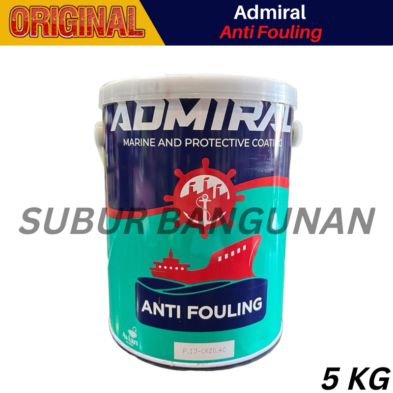 Jual ADMIRAL ANTI FOULING Cat Kapal Besi Kayu Marine Coating (Avian Brands) - Kaleng 5 KG, Warna ...
