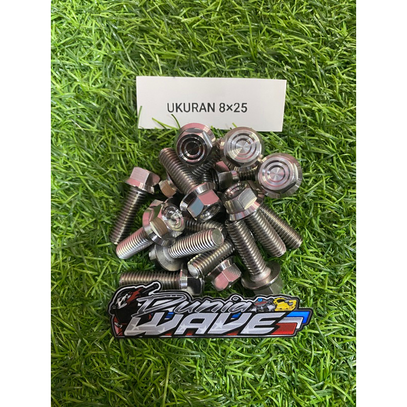 Jual Baut 8x25 C1 Heng | Shopee Indonesia