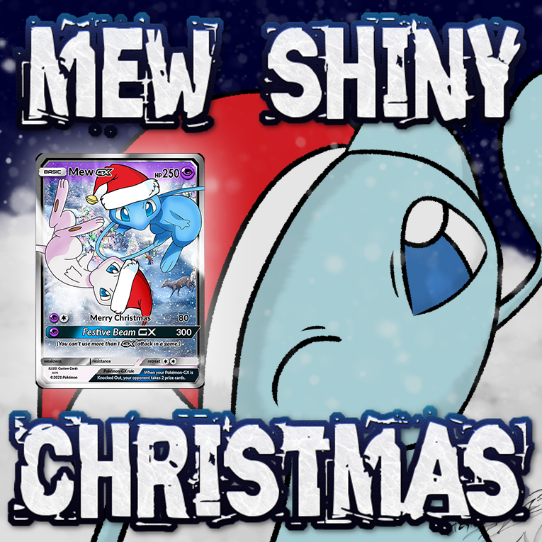 Jual KARTU POKEMON TCG ENGLISH VERSION SPECIAL CHRISTMAS - MEW SHINY ...