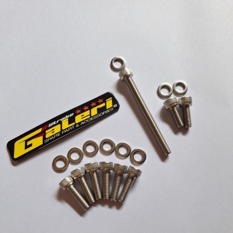 Jual Baut Stainless Box Filter RX KING SET Tutup Filter | Shopee Indonesia