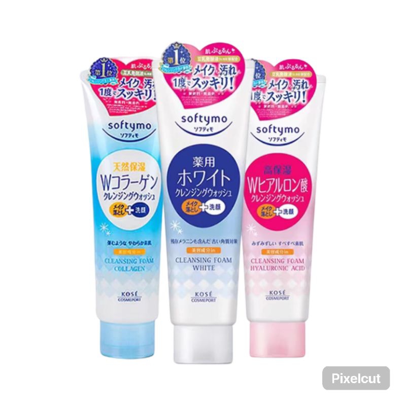 Jual Kose Cosmoport Softymo Cleansing Foam 190gr | Shopee Indonesia